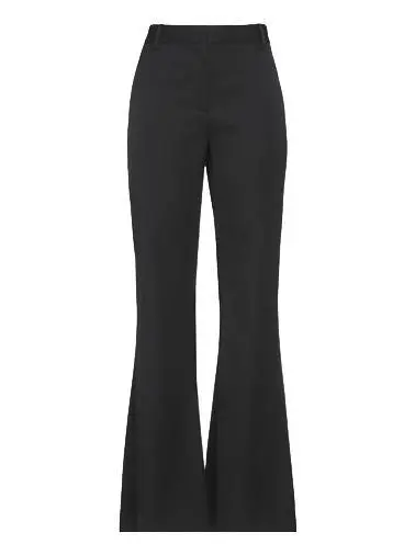 NILI LOTAN Virgin Wool Wide Leg Trousers - Black