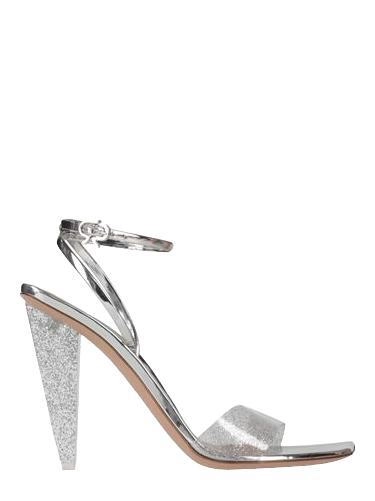 GIANVITO ROSSI Leather Sandals - Silver