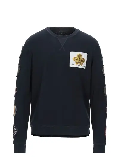 Brian Dales Embellished Cotton Sweatshirt - Blue