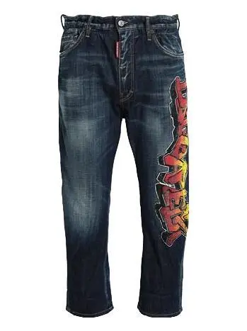 Dsquared2 Jeans Size Cotton, Elastane, Polyester, Polyurethane, Plastic - Blue