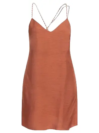 Malìparmi Mini Slip Dress - Brown