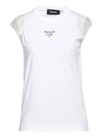Dsquared2 T-shirt With Appliqués - White