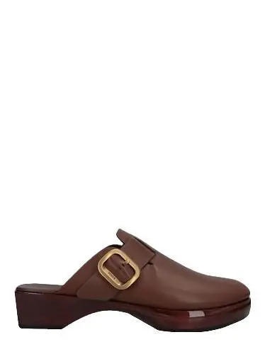 TOD'S Leather Clogs - Brown