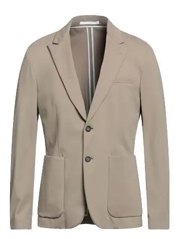 PAOLO PECORA Single-breasted Blazer - Beige