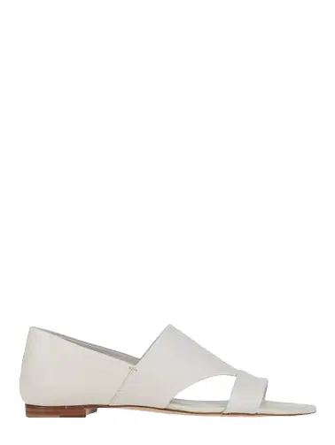 TOD'S Leather Sandals - White
