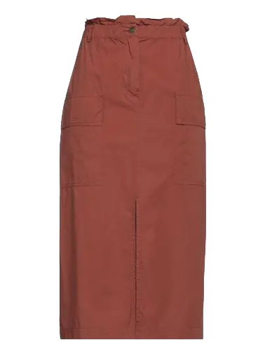 8PM Midi Flared Skirt - Brown