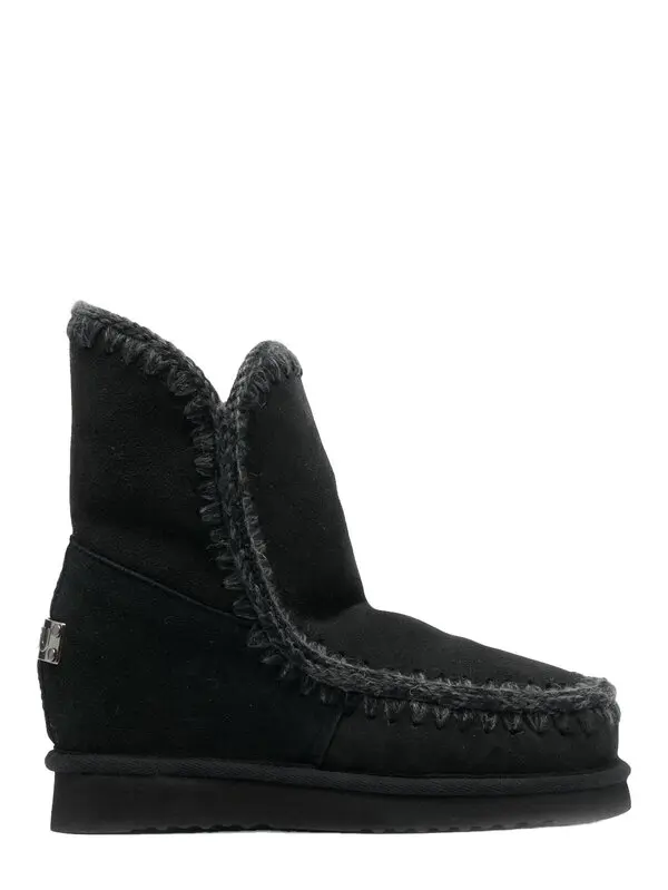 Mou Eskimo Faux Fur-lined Boots - Black