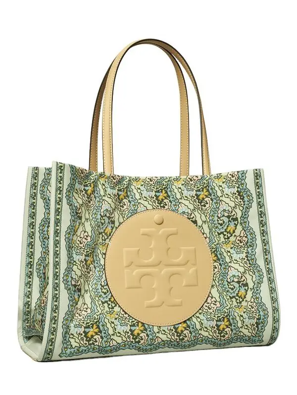 Tory Burch Small Ella Printed Tote - Blue Dream Paisley