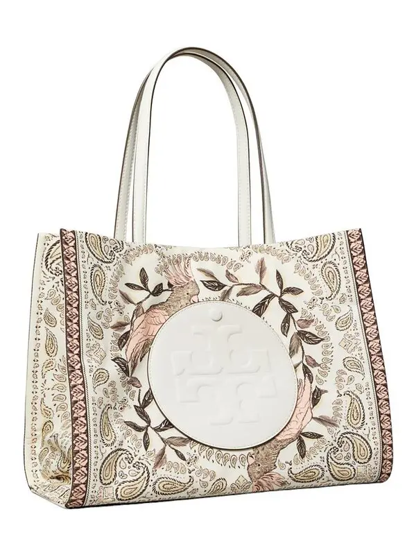 Tory Burch Small Ella Printed Tote - Pink Cockatoo