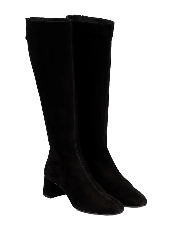 AQUAZZURA Saint Honore Knee-high Boots - Black