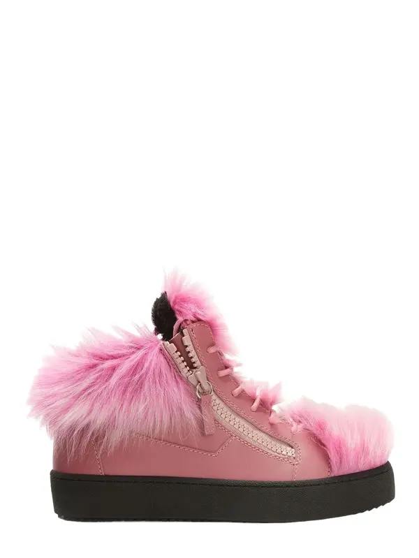 GIUSEPPE ZANOTTI Marlena Winter Mid-top Sneakers - Pink