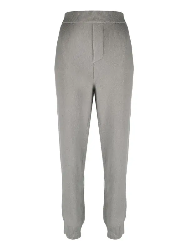 Dsquared2 Logo-embroidered Knitted Track Pants - Grey