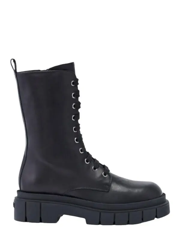 Mackage Warrior Unlined Lug Sole Combat Boot - Black