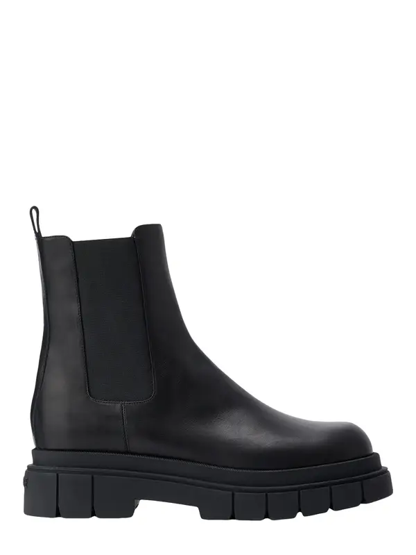 Mackage Ankle-high Leather Chelsea Boots - Black