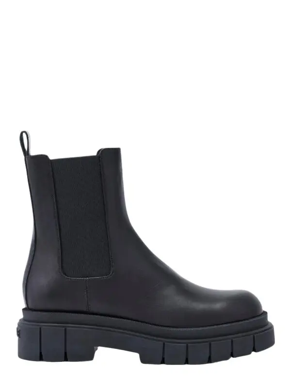 Mackage Storm-u Leather Chelsea Boots - Black