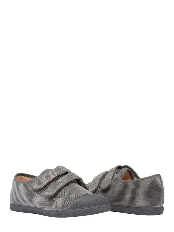 CHILDRENCHIC Fall Double Strap Sneakers - Grey