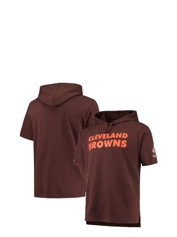 Mitchell & Ness Cleveland Browns Game Day Hoodie T-shirt - Brown