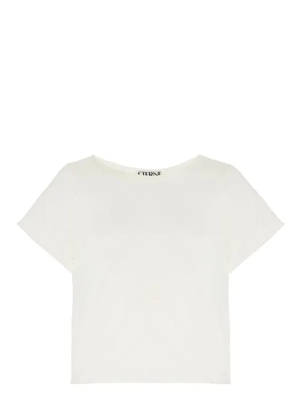 Eterne Cotton-blend T-shirt - Ivory