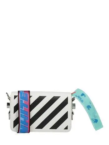 OFF-WHITE™ Crossbody Bag In Soft Leather - White
