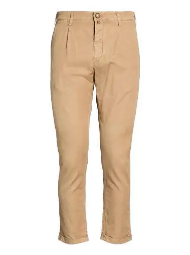 JACOB COHЁN Cotton-blend Tapered Chino Pants - Beige