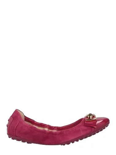TOD'S Leather Ballet Flats - Purple