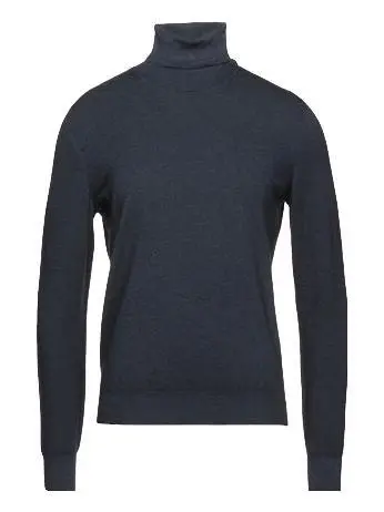 DRUMOHR Turtleneck Merino Wool Knit - Blue