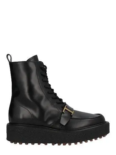 TOD'S Ankle Boots In Soft Leather - Black