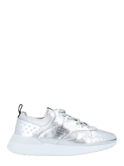 TOD'S Low-top Leather Sneakers - Silver