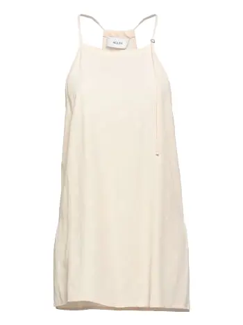 AGLINI Crepe Top - Beige