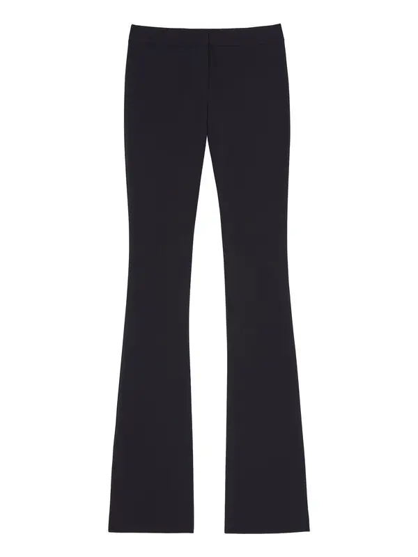 Lafayette 148 New York Compact Stretch Viscose Waldorf Flared Pant - Black