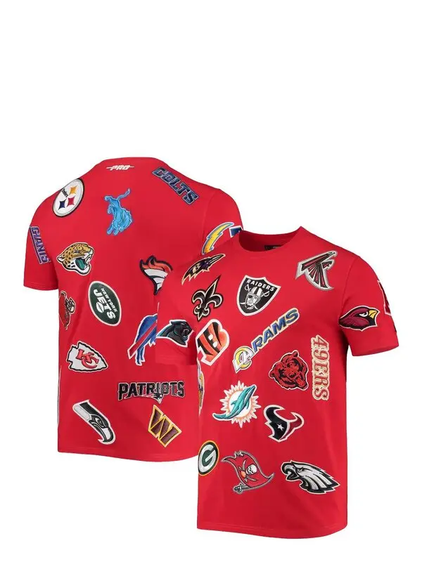 PRO STANDARD Nfl League Wordmark T-shirt - Red
