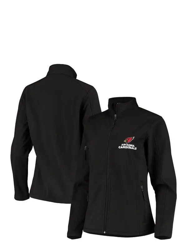 DUNBROOKE Arizona Cardinals Sonoma Softshell Full-zip Jacket - Black
