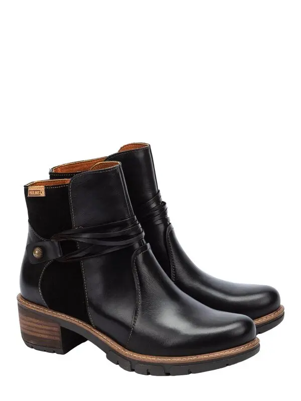 Pikolinos San Sebastian Water Resistant Ankle Boots - Black