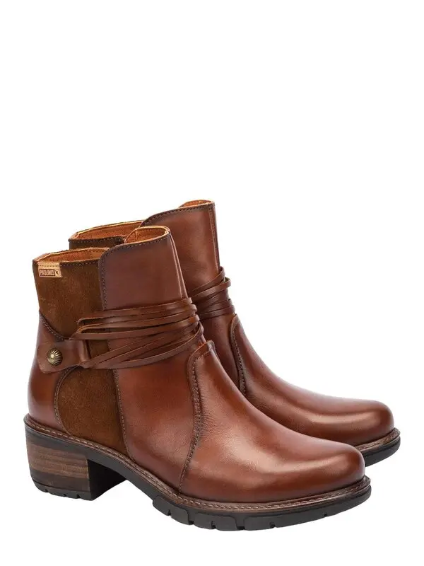 Pikolinos San Sebastian Water Resistant Ankle Boots - Cuero
