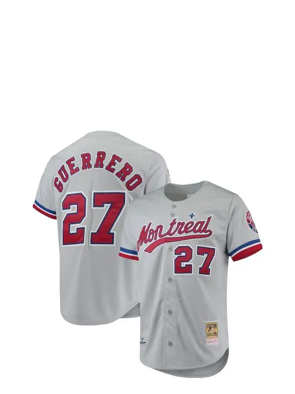 Mitchell & Ness Vladimir Guerrero Montreal Expos Cooperstown Collection Authentic Jersey - Gray