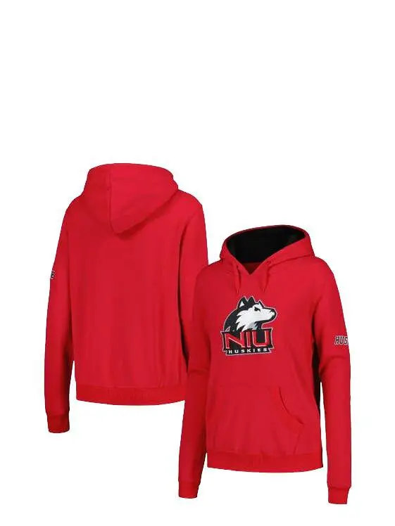 STADIUM ATHLETIC Northern Illinois Huskies Big Logo Pullover Hoodie - Red