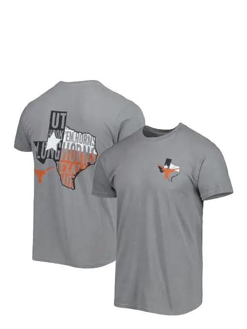 IMAGE ONE Texas Longhorns Hyperlocal State T-shirt - Gray