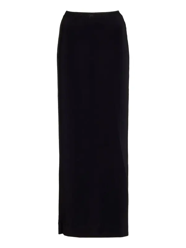Eterne Emma Jersey Maxi Skirt - Black