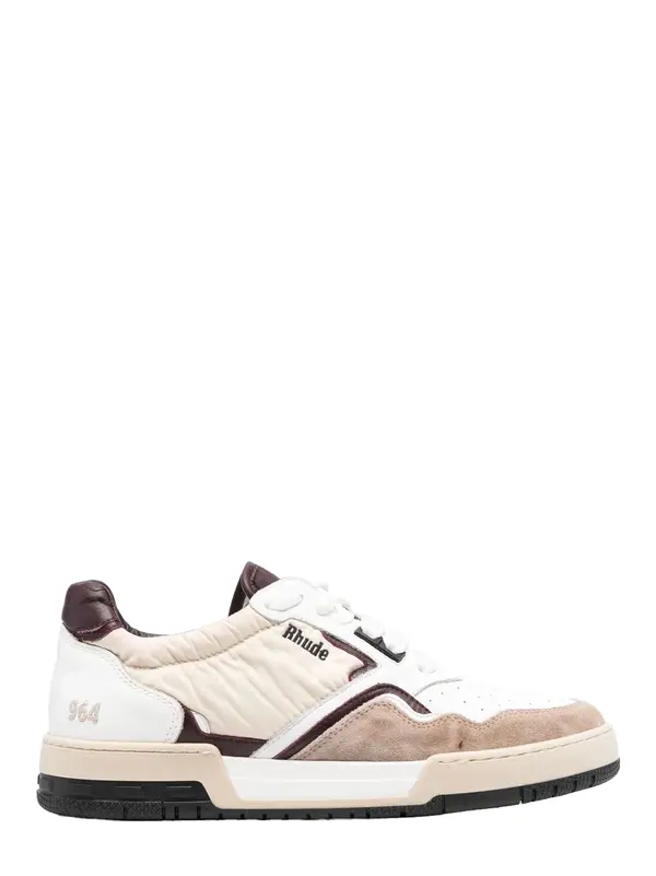 Rhude Logo-patch Sneakers - White