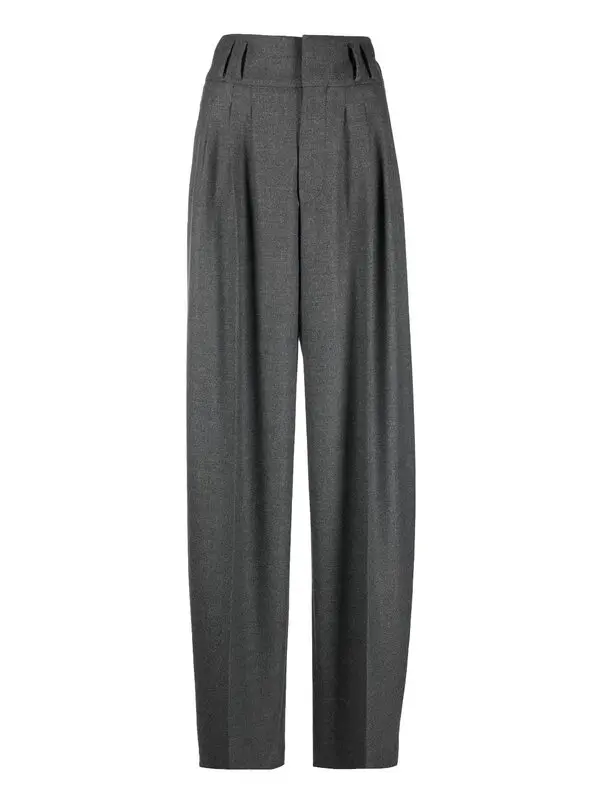 Altuzarra Tailored Wide-leg Trousers - Grey