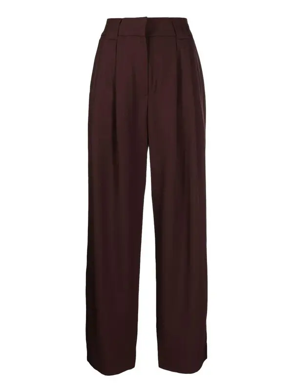 REJINA PYO Freya High-waist Trousers - Brown