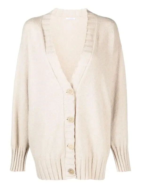 Malo Button-up Cardigan - Neutrals