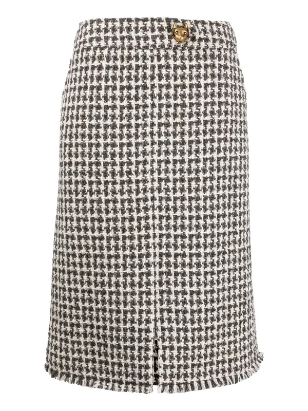 LANVIN Tweed Pencil Skirt - Black
