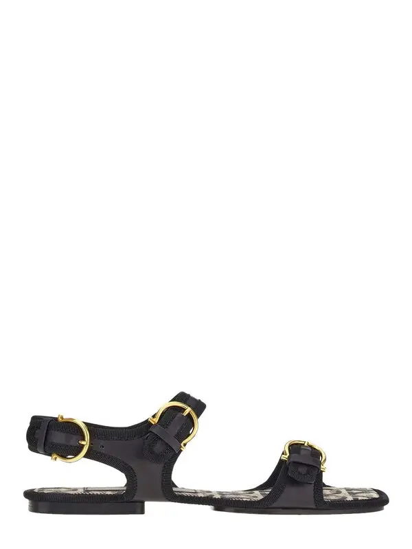 FERRAGAMO Nomadic Stories Sandals - Black