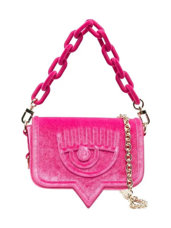 CHIARA FERRAGNI Chain-link Shoulder Bag - Pink