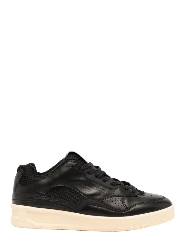 JIL SANDER Low-top Lace-up Sneakers - Black