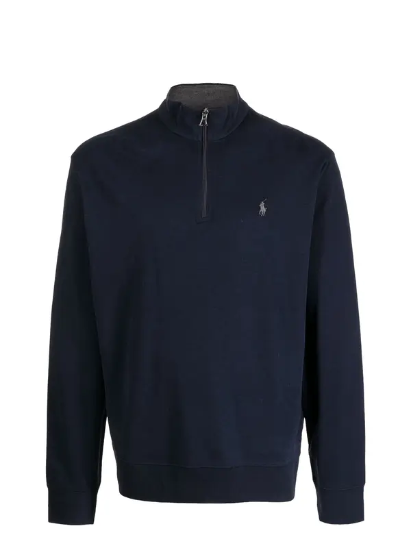 Polo Ralph Lauren Jersey Quarter-zip Pullover - Blue