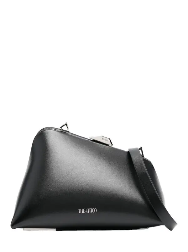 Attico Asymmetric Clutch - Black