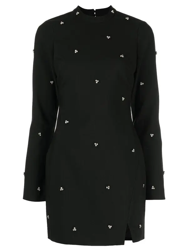 Likely Phillips Sequin-detail Mini Dress - Black
