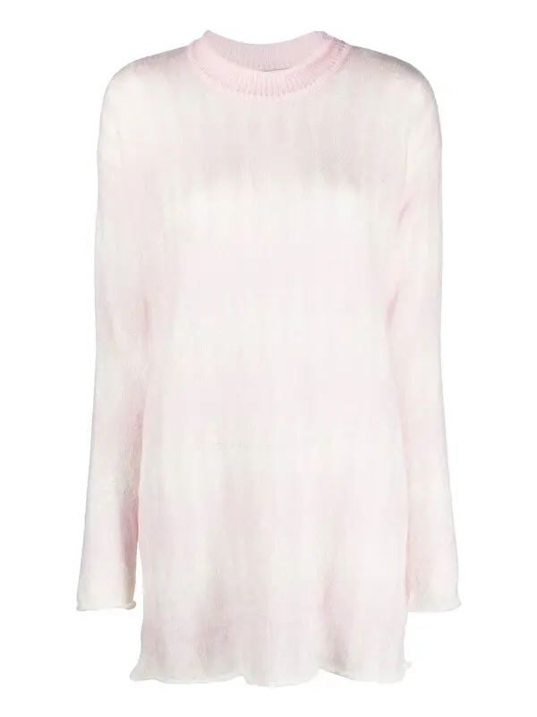 RUS Diamond Pattern Knit Jumper - Pink